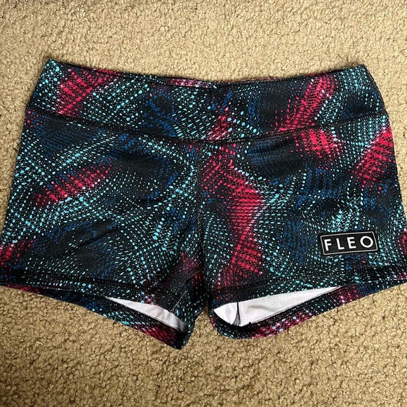Fleo | Shorts | Original Fleo Red White And Blue Print | Poshmark